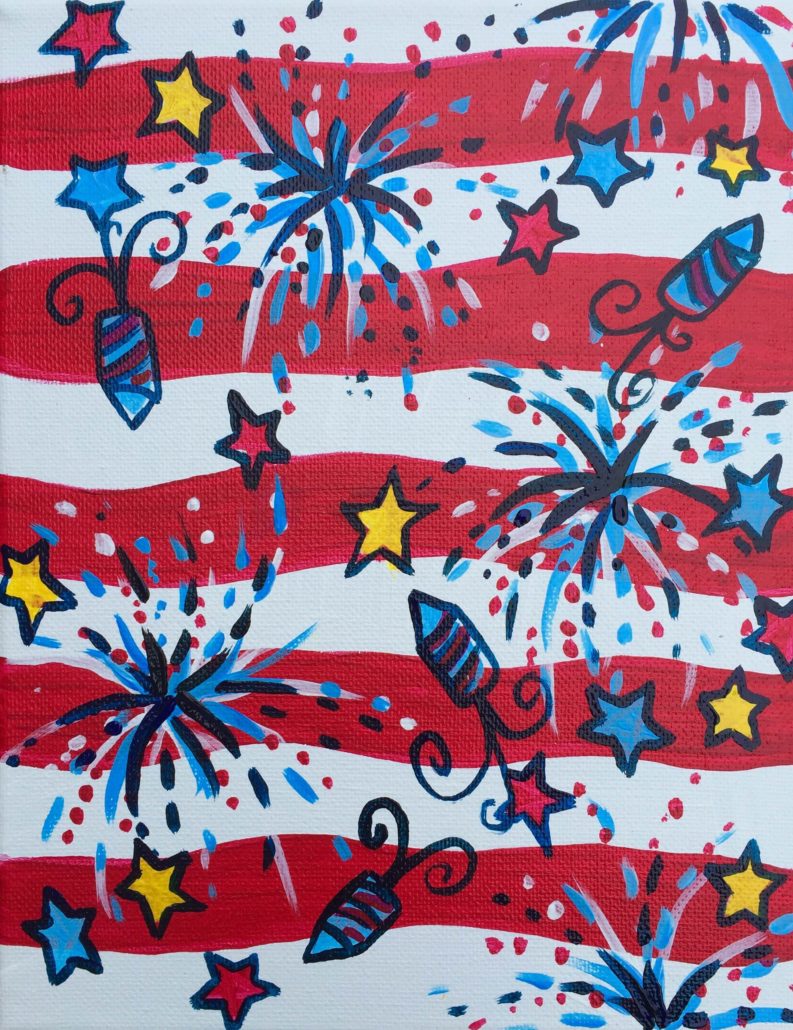 Paint-A-Print @ Life’s A Beach: She’s A Firecracker – Local Color ...